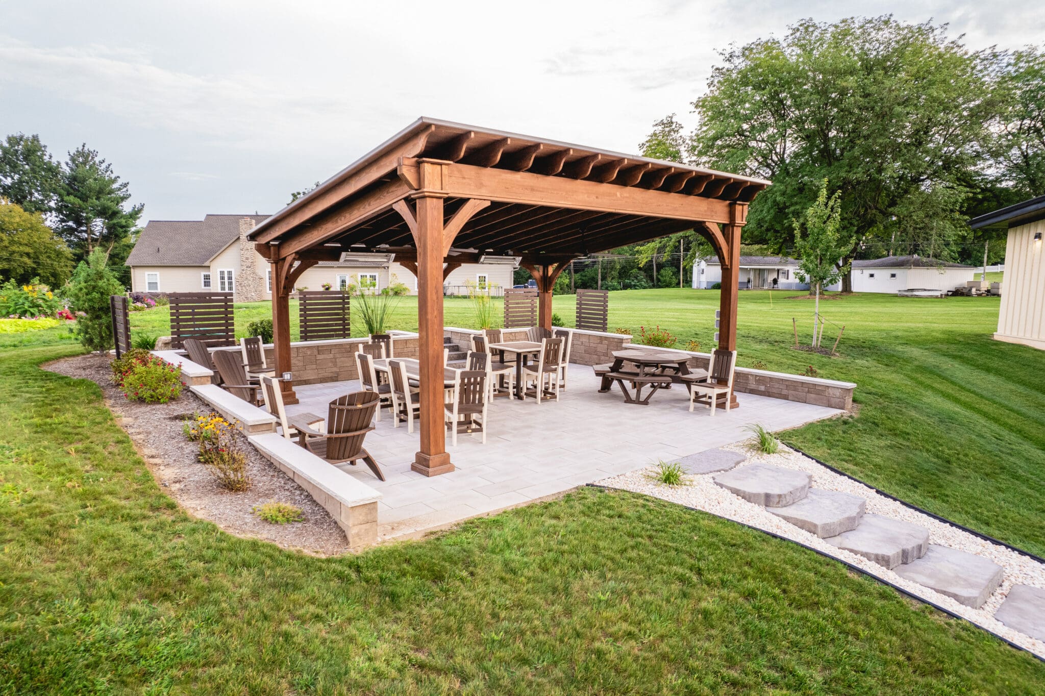 Custom Pavilion Designs | A Plus Landscaping