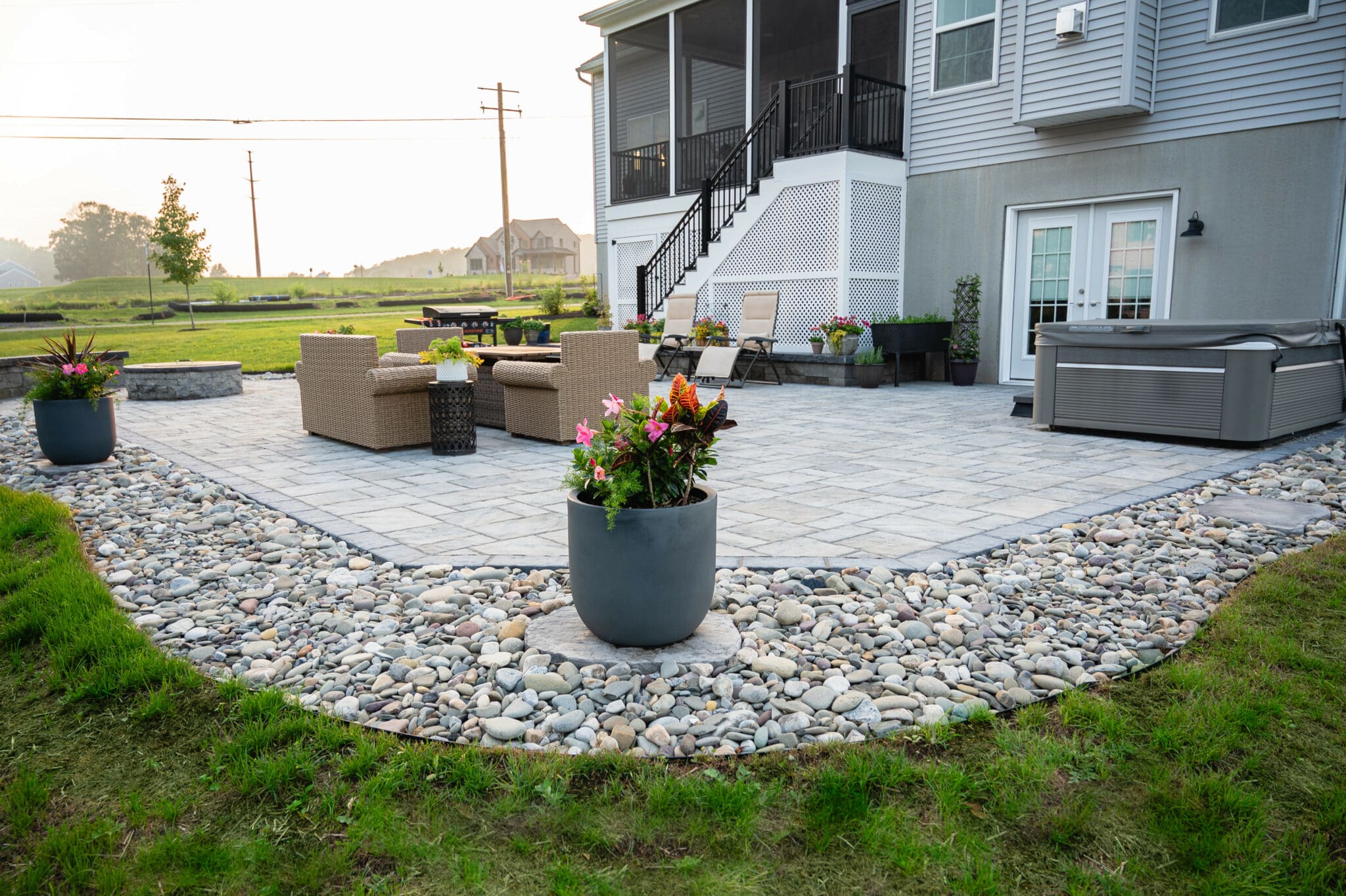 Permeable Paver Installation | A Plus Landscaping