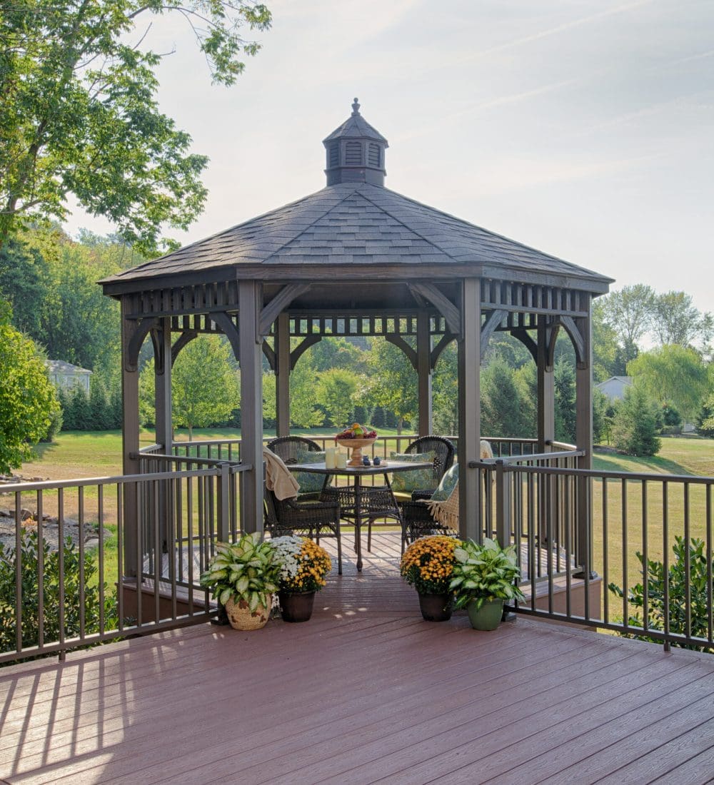 Custom Backyard Gazebos | A Plus Landscaping