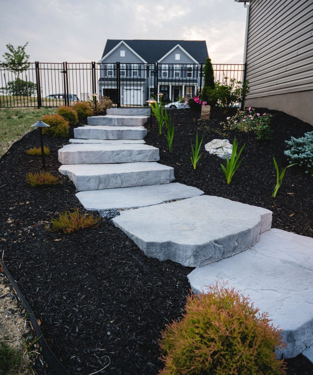 Paver Pillar & Step Installers | A Plus Landscaping