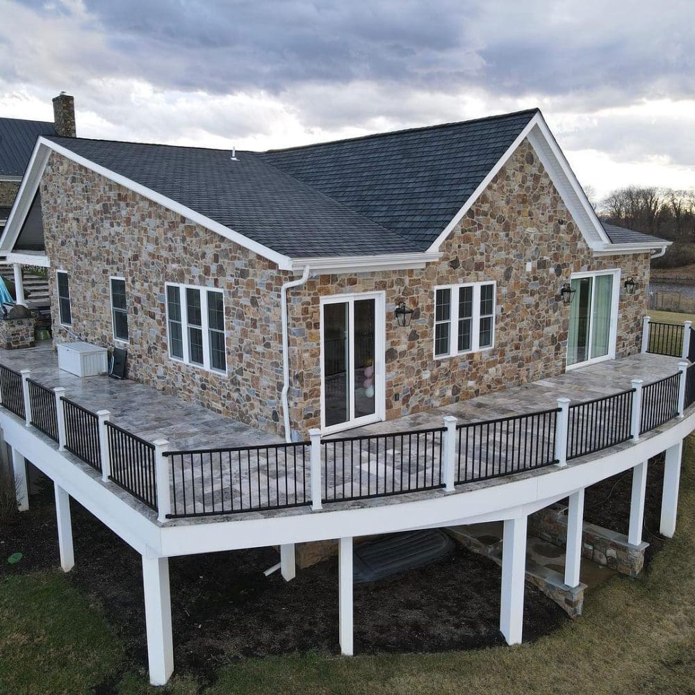 Stone Deck Installation & Design | A Plus Landscaping